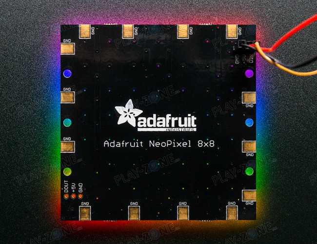 Play-Zone.CH Adafruit NeoPixel NeoMatrix 8x8 - 64 RGB LED Pixel Matrix