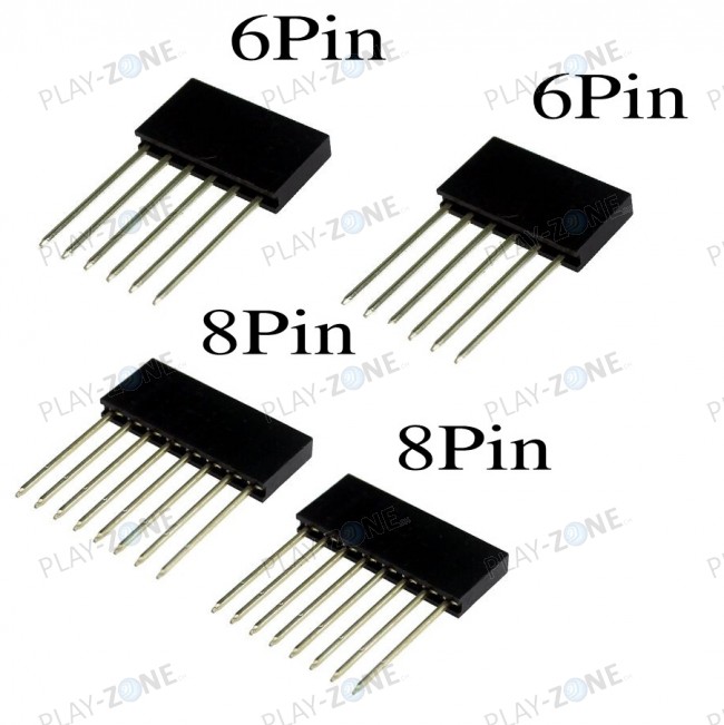 Play-Zone.CH 2 Paar 8Pin und 6Pin Arduino Stackable Header