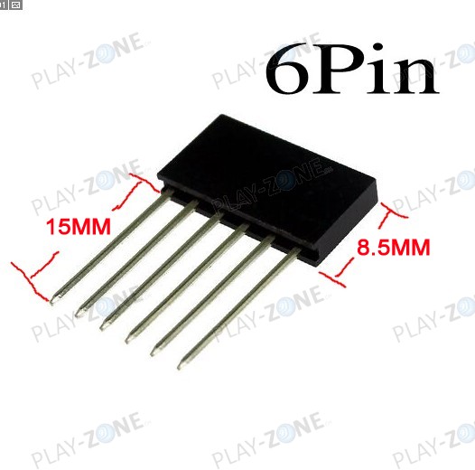 Play-Zone.CH Arduino Stackable Header -6Pin